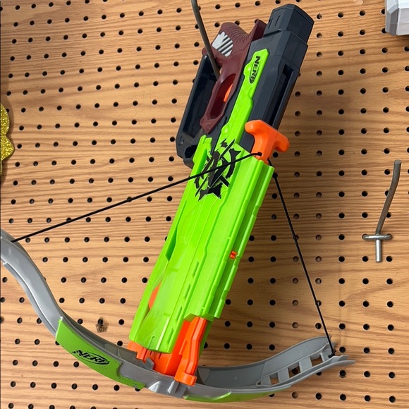 Nerf | Toys | Nerf Green And Orange Action Figure Blaster | Poshmark